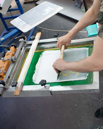 Metallic Screen Printing - Garment Printing