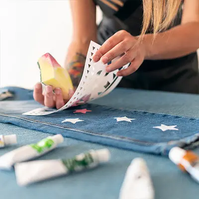 Stencil Printing - Garment Printing